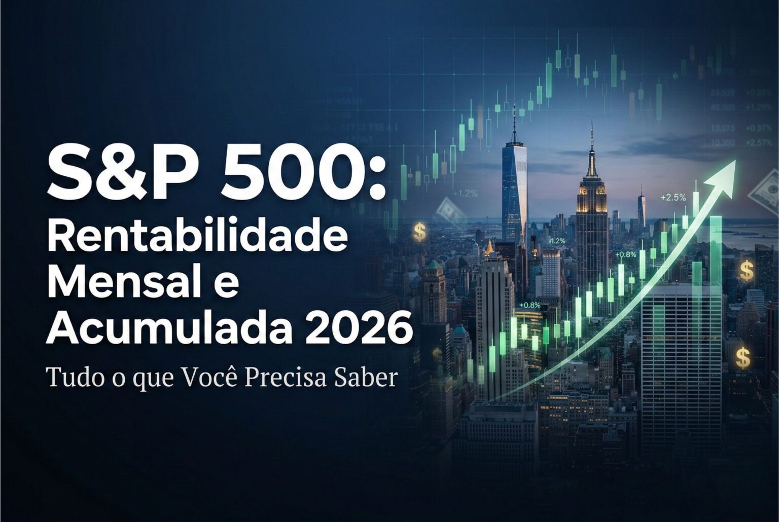 S&P 500 Mensal e Acumulado - 2026